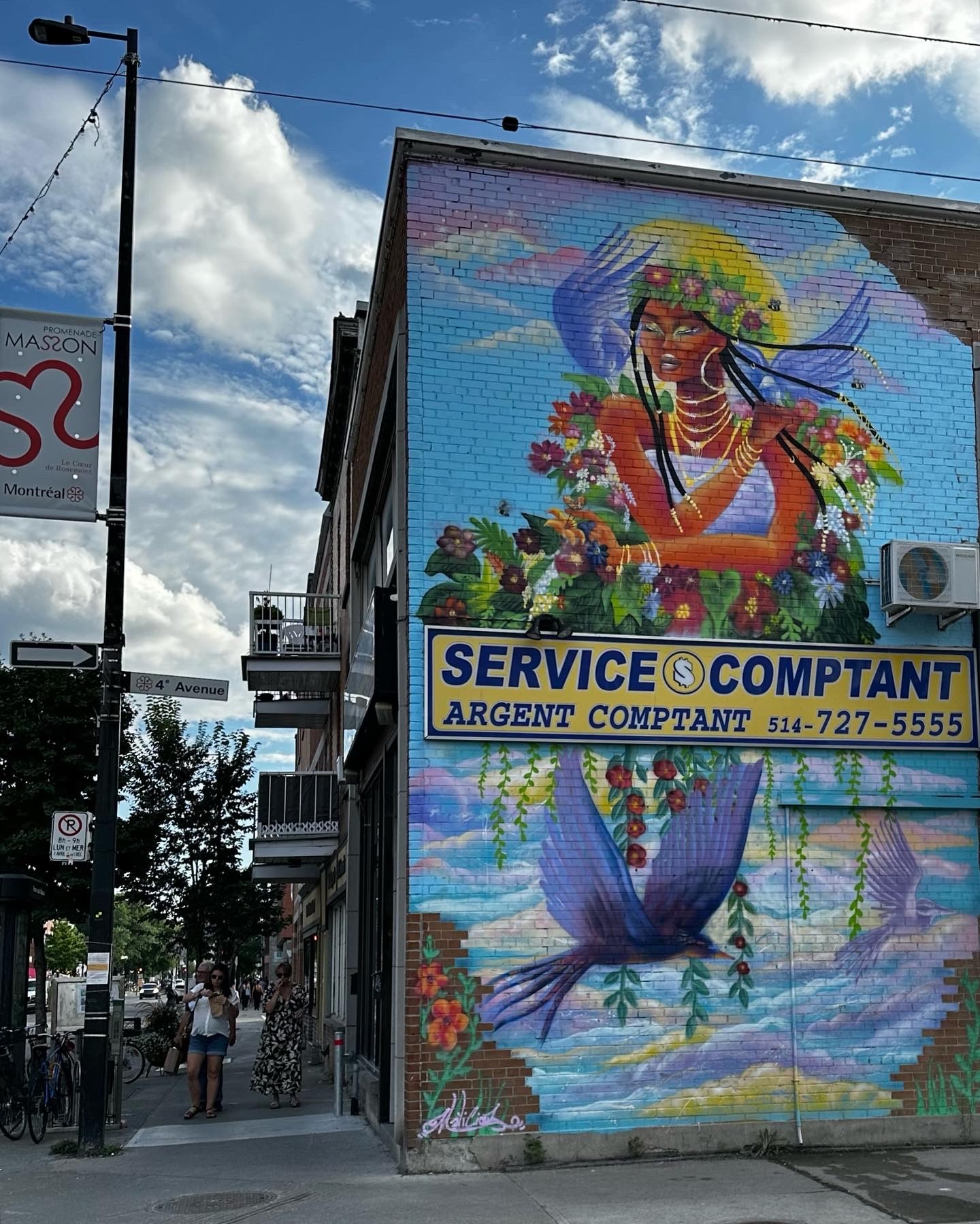 La nouvelle murale “Vitalité” | Promenade Masson