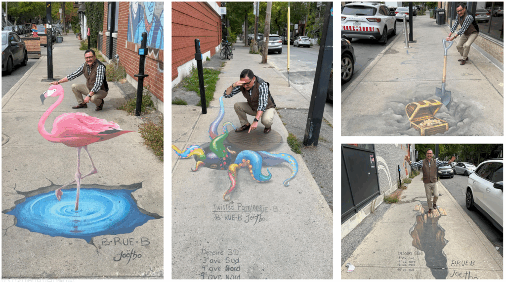 Trompe-l’oeil 3D : Un parcours artistique sur la Promenade Masson ...
